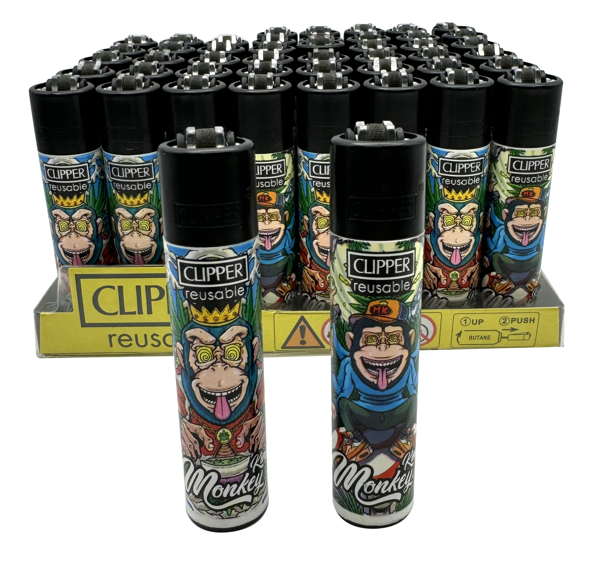 MECHERO CLIPPER MONKEY KING – La tienda de Los Mejores Humos