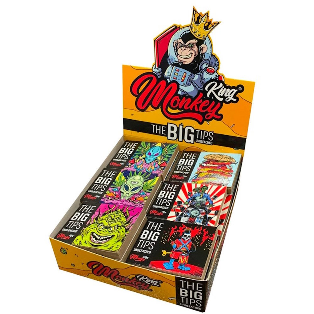FILTROS MONKEY BIG TIPS UNBLEACHED – La tienda de Los Mejores Humos